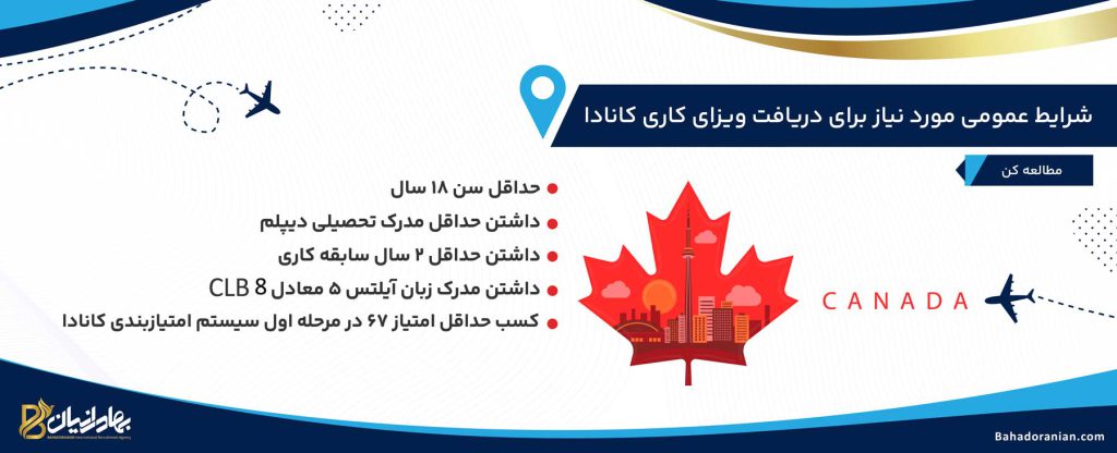 مهاجرت کاری به کانادا 2025 ویزای کاری کانادا ورک پرمیت